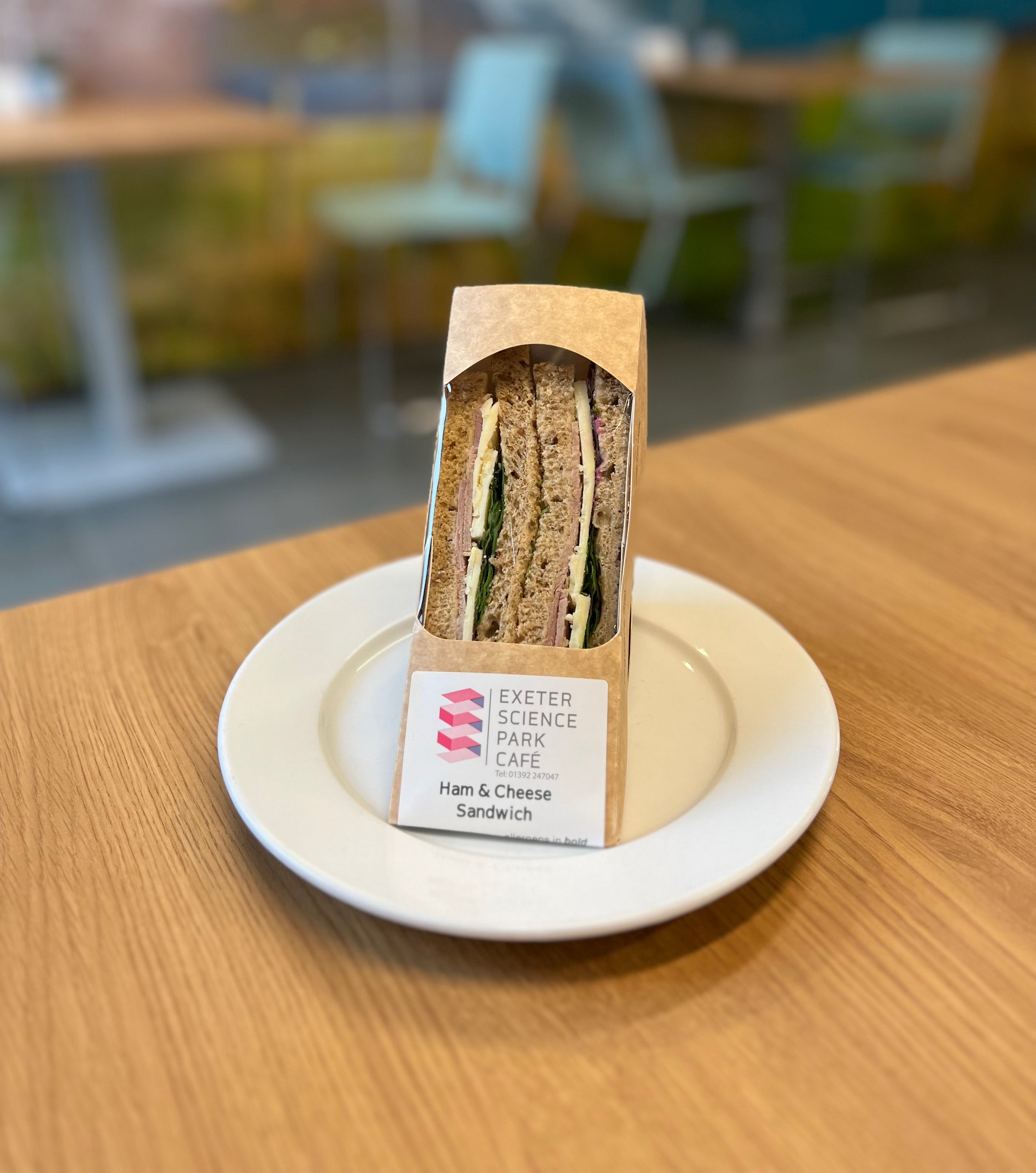 Ham, Cheese & Mustard Sandwich | Exeter Science Park Cafe